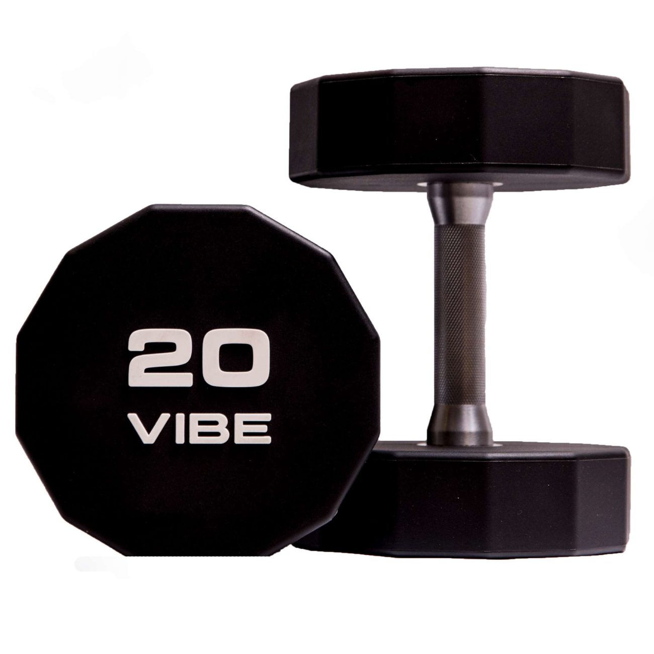 12 Edge Premium CPU Dumbbells, 20 Kg (Pair) - Vibe