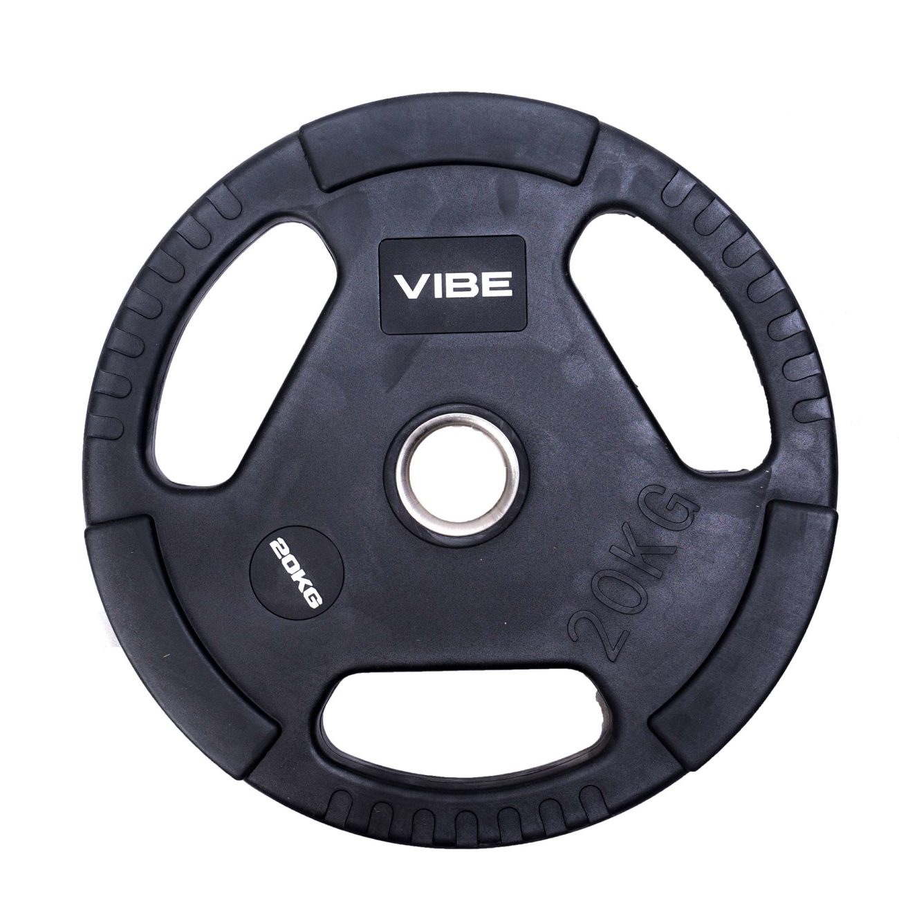 Rubber Coated Weight Plate - 20 Kg (Pair) - Vibe