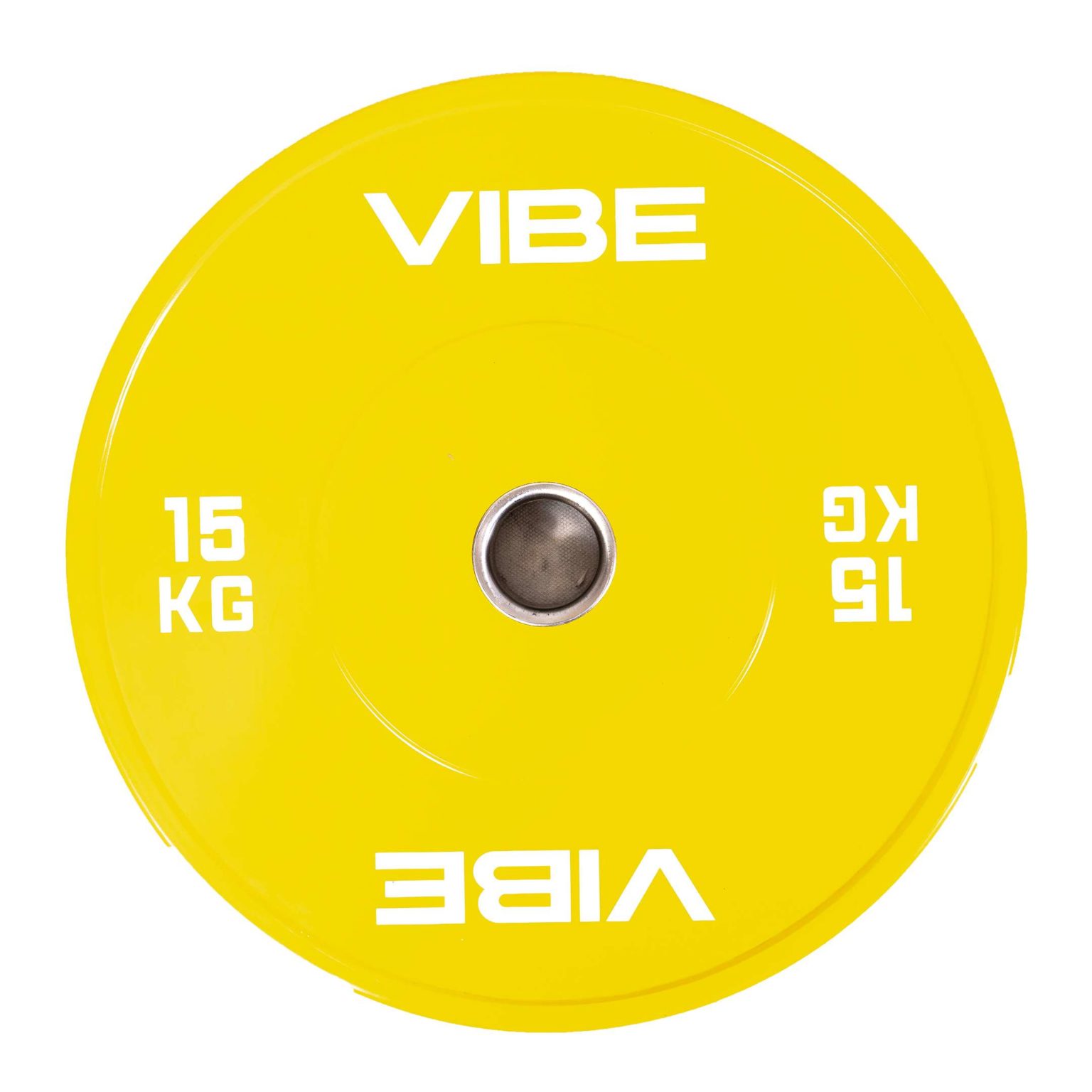 Premium Color Rubber Bumper Plate - 15 Kg (Pair) - Vibe